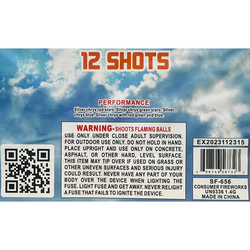 Air 12 Shots - Cake | Singh's Fireworks